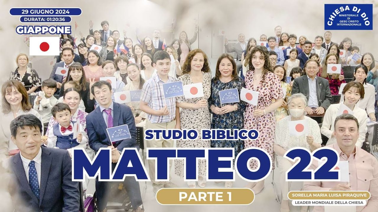 Studio Biblico - Matteo 22 - Parte 1 - Tokio, Giappone, 29 giugno 2024 ...