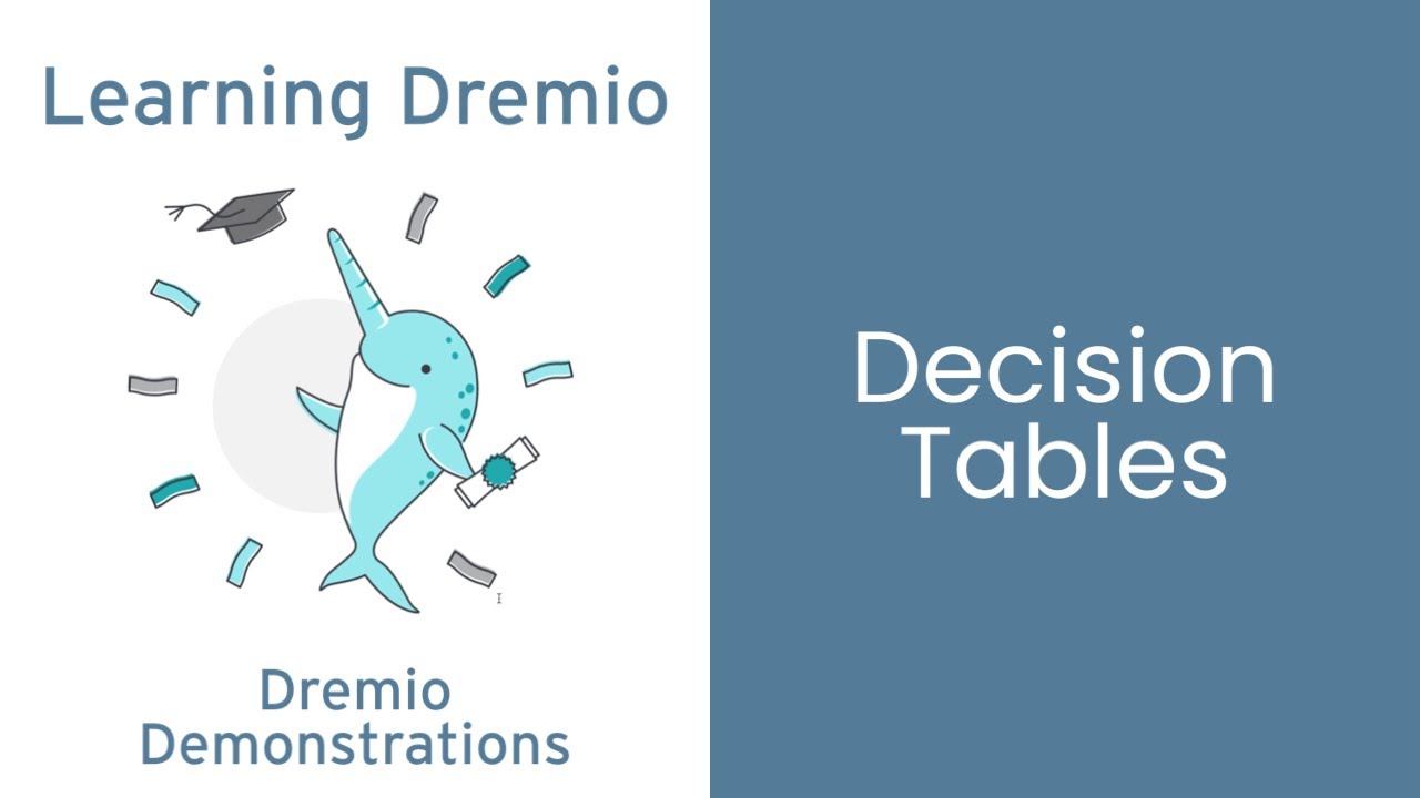 Dremio Cloud Demonstrations - Decision Tables - YouTube