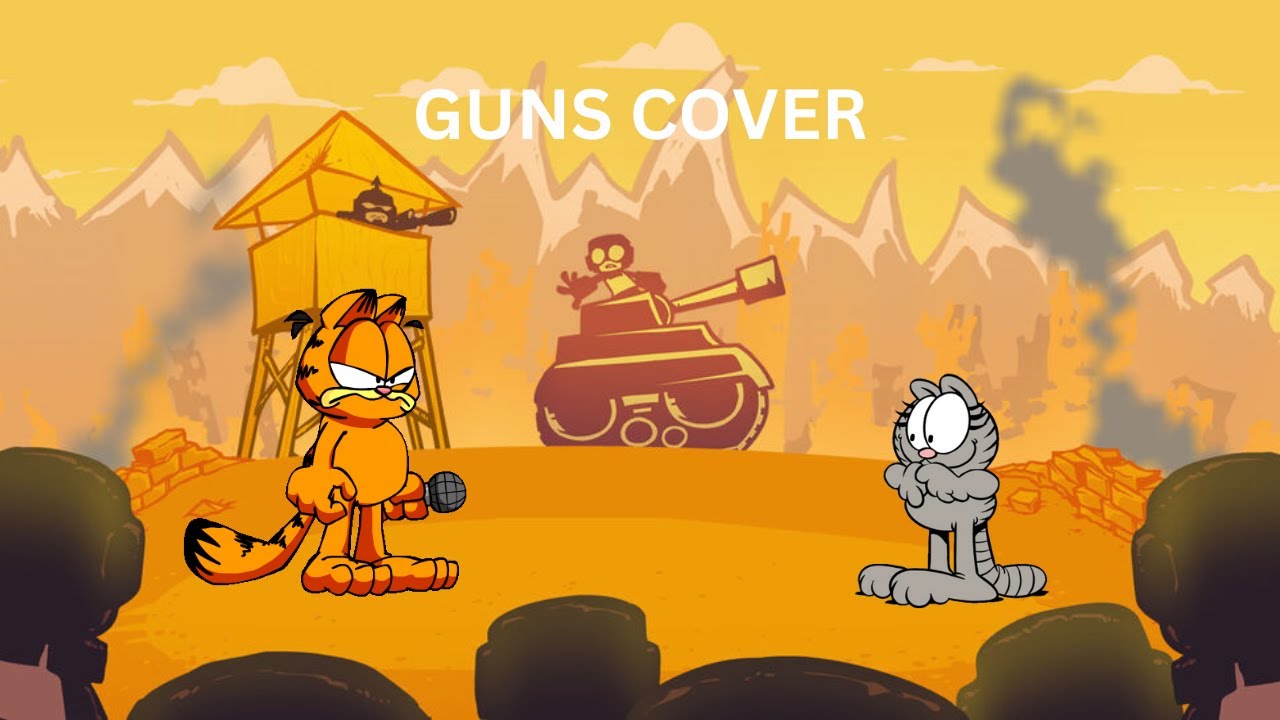 i made garfield and nermal sings guns for some reason - YouTube