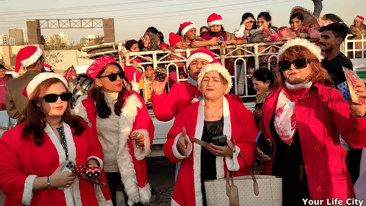 Christmas Rally in Pakistan - Hundreds of People - 2024 - Part 1 - YouTube