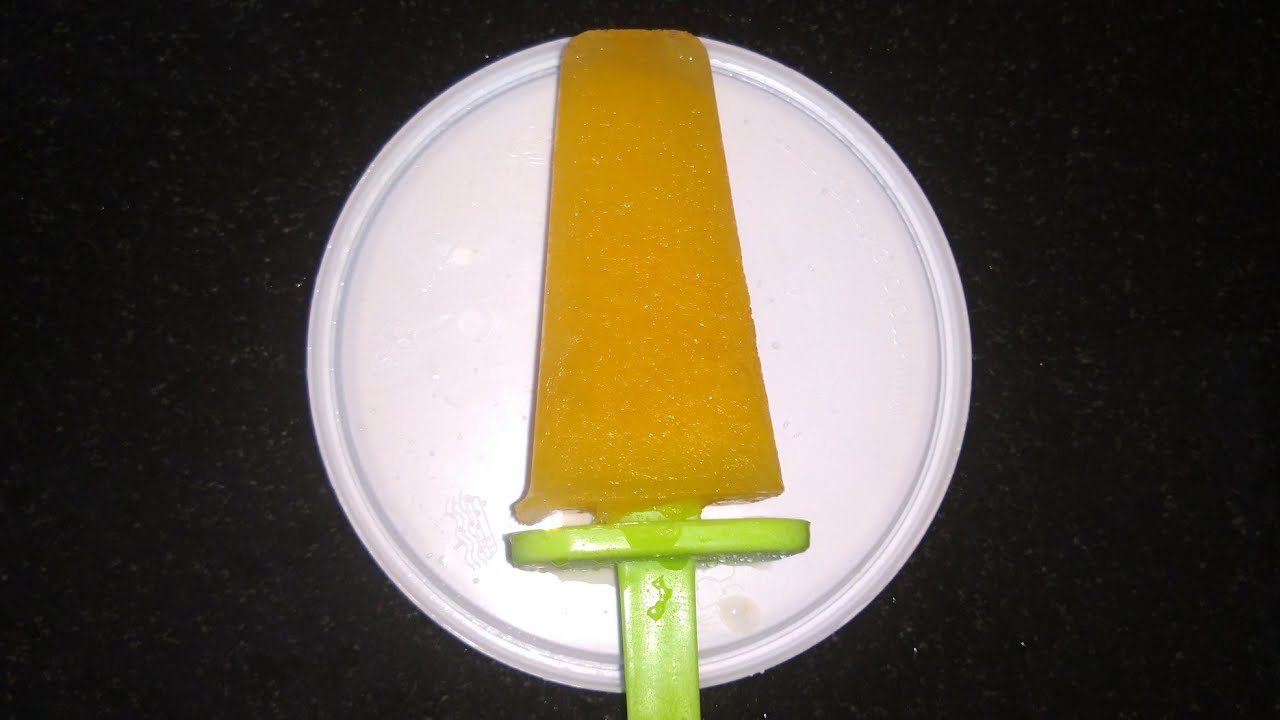 Kuchi ice with orange pulp , simple Kuchi ice - YouTube