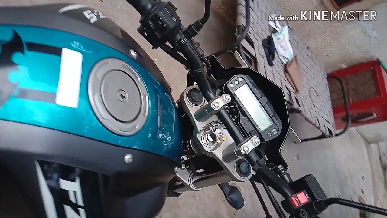 Sticker modification on new Fz-s V2.0 2019,#Fz Boy - YouTube