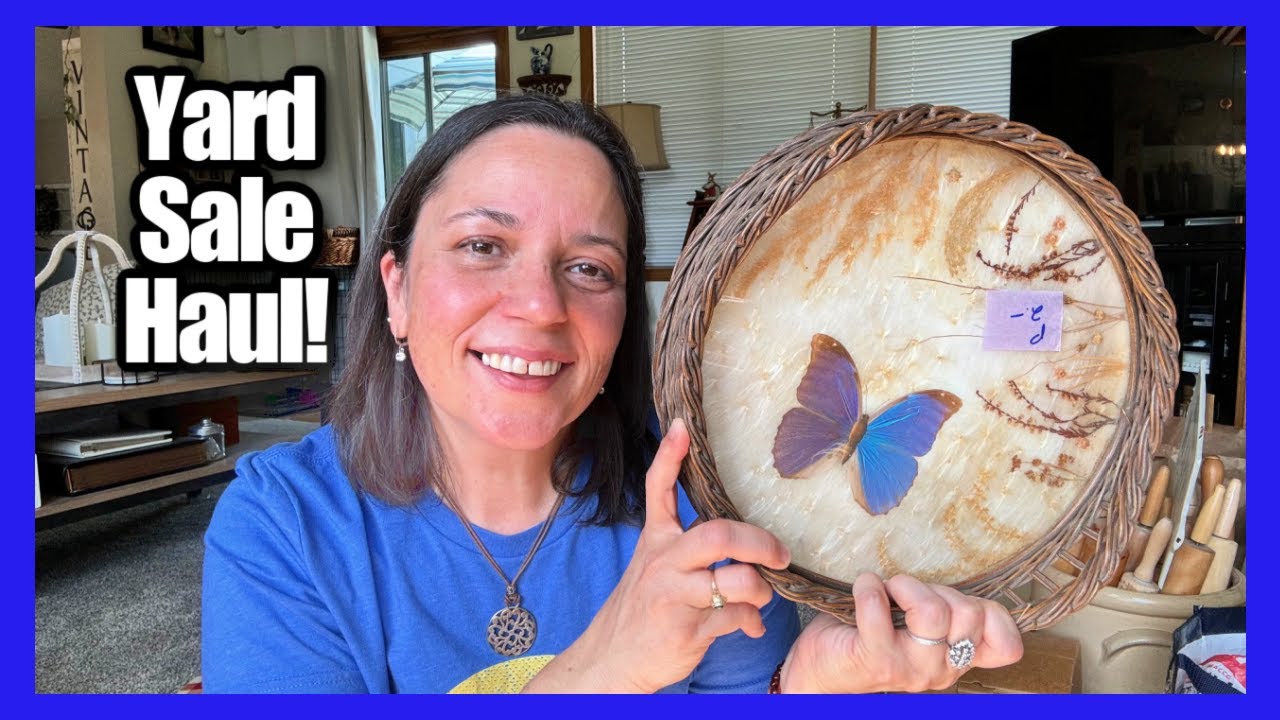 FUN YARD SALE HAUL! Secondhand Treasures! CHECK OUT the GREAT FINDS ...