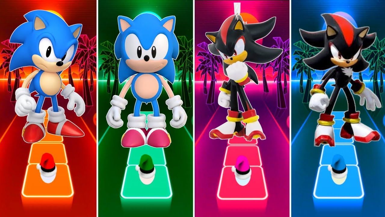 Sonic The Hedgehog💌Sonic Exe💌Mini Robo 💌Sonic Doctor ||Tiles Hop Edm ...