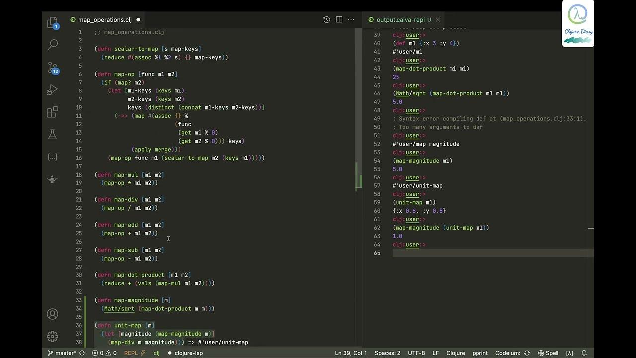 Finding out magnitude and unit map in Clojure - YouTube