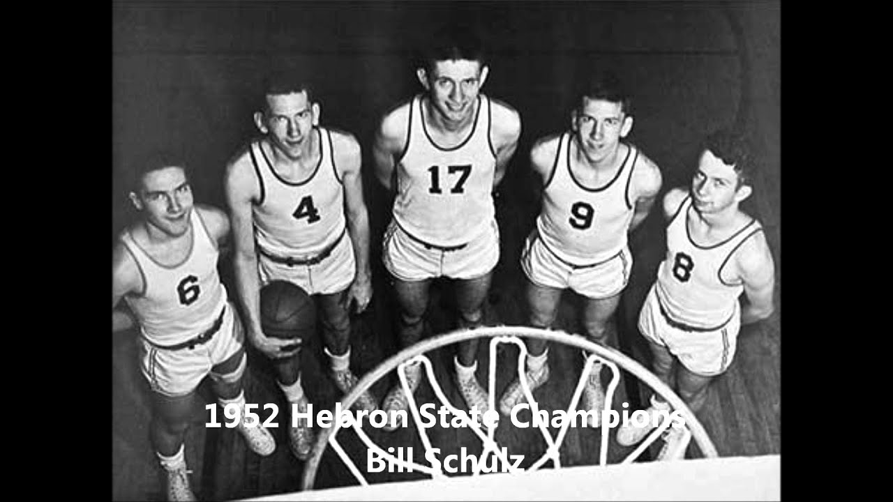 Bill Schulz, a member of the 1952 Hebron team who Won the State Title ...
