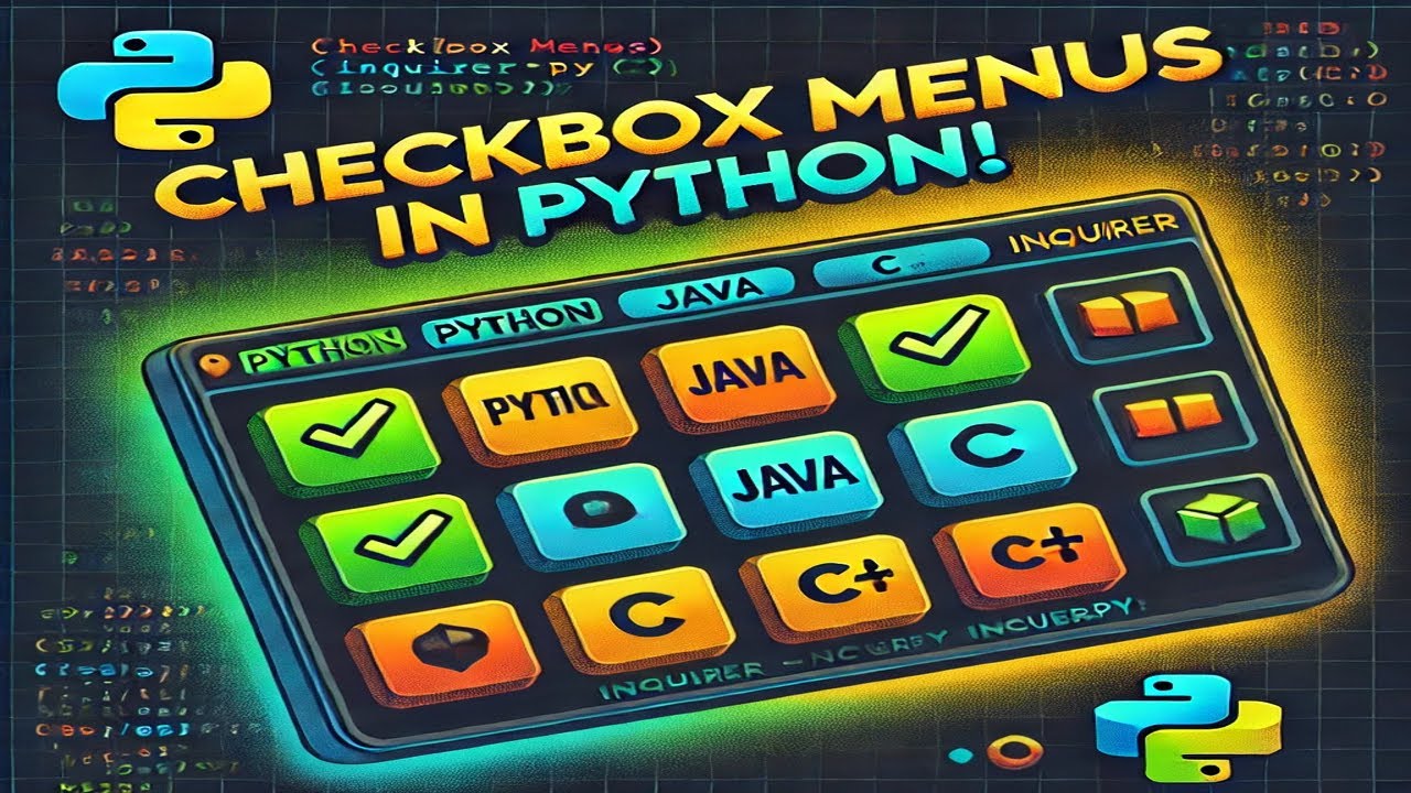 Crie Checkboxes Interativos no Terminal com Python e InquirerPy - YouTube