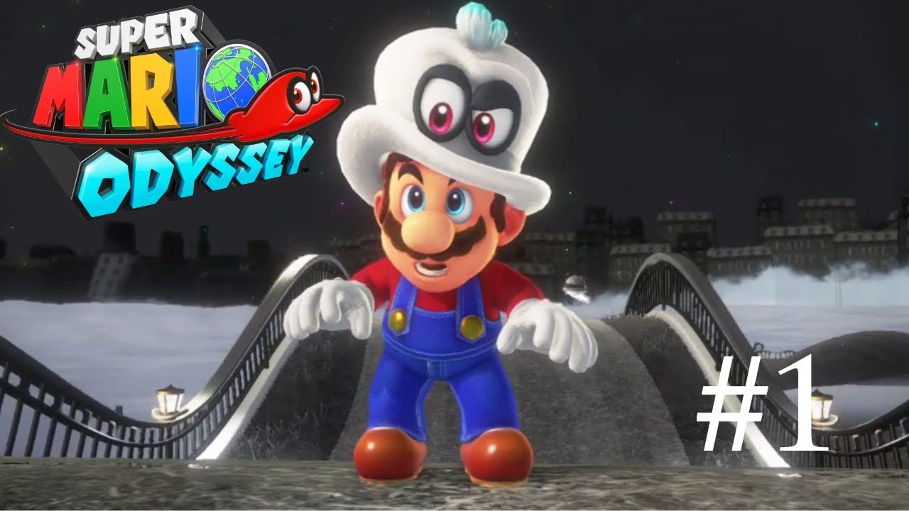 Super Mario Odyssey - Walkthrough Cap Kingdom - Part 1 - YouTube