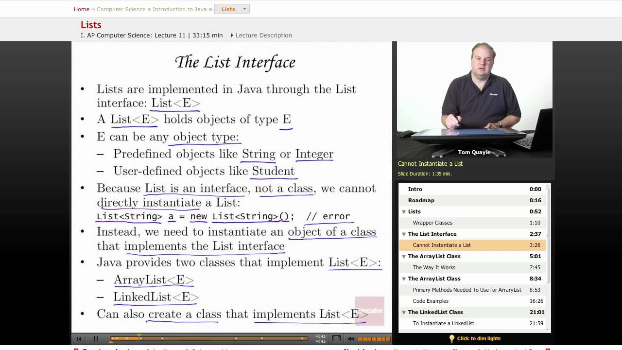 AP Computer Science - Lists - YouTube