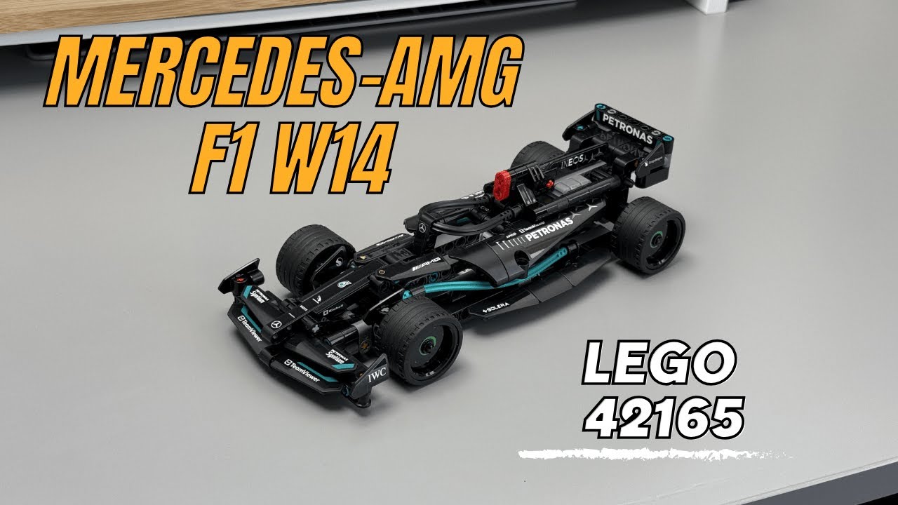 LEGO Technic Mercedes - AMG F1 W14 Pull-Back - Speed Build & Review ...