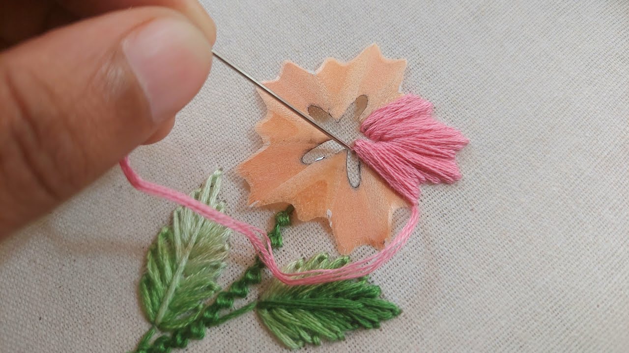 Most beautiful flower with pencil |latest flower design ideas - YouTube