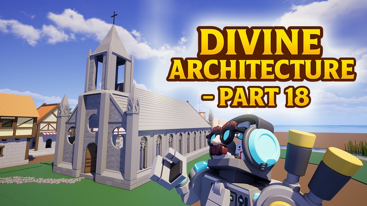 Roof & Back Wall Progress! | Brickadia Medieval Church Build (Part 18 ...