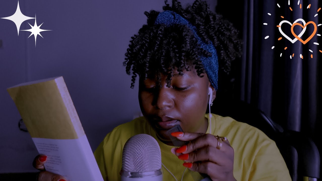 ASMR Reading to you, tappy, scratchy, tingly…#11 - YouTube