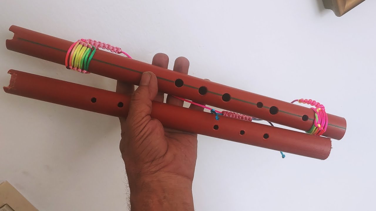 COMO HACER UNA FLAUTA O KENA DE PVC O PLATICO O CUALQUIER MATERIAL EN ...