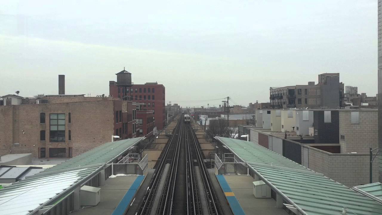 L Train - Pink Line - Morgan Station - outbound - YouTube