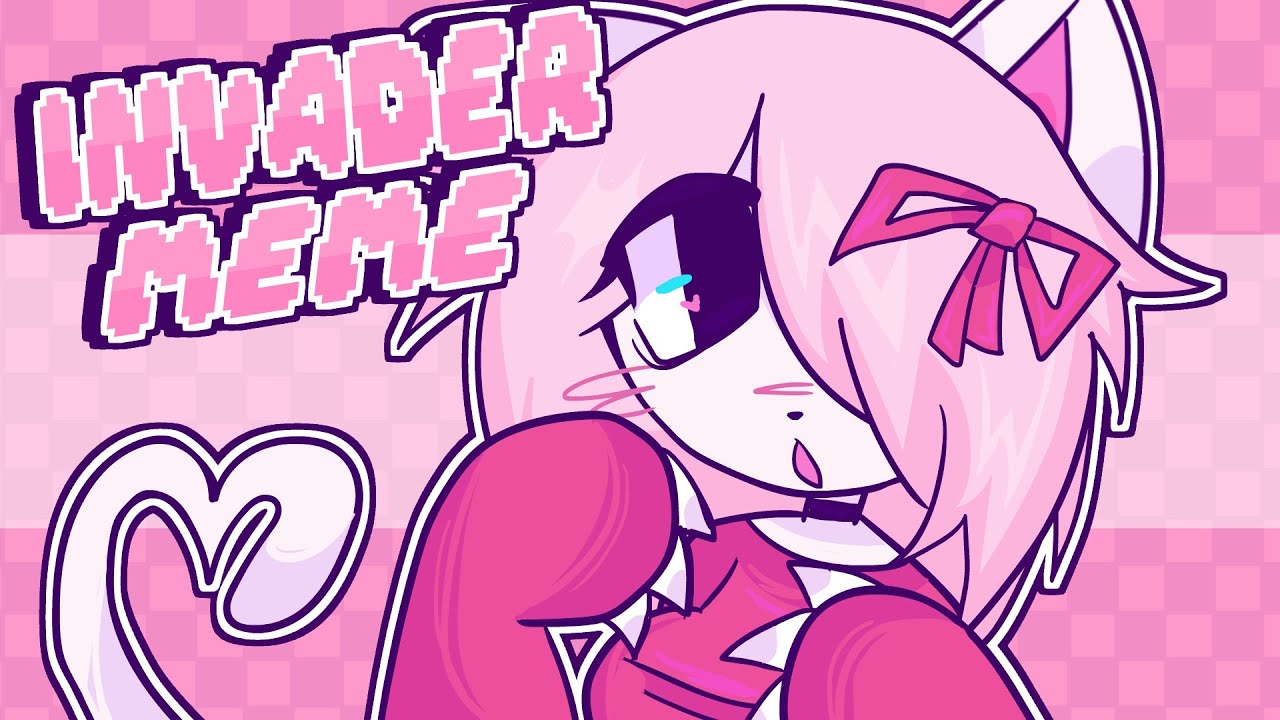 invader invader ♡ animation meme 𖹭 1.73k sub special ^_^ - YouTube