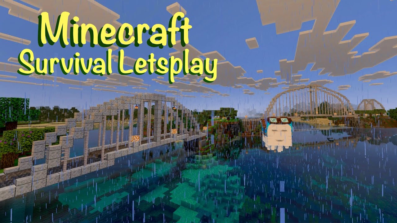 A Massive Path and Epic Bridges (Minecraft Bedrock) - YouTube