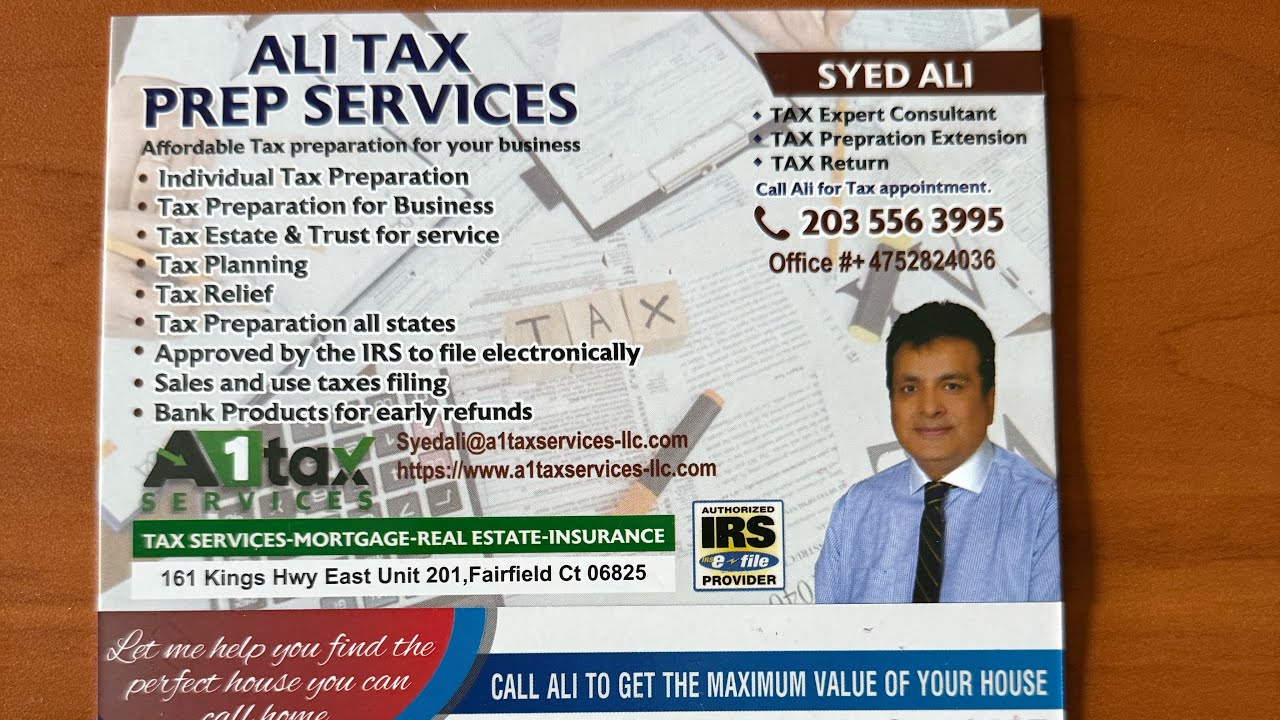 How to prepare Tax return in America CT 🇺🇸 Ali Tax Prep Services - YouTube