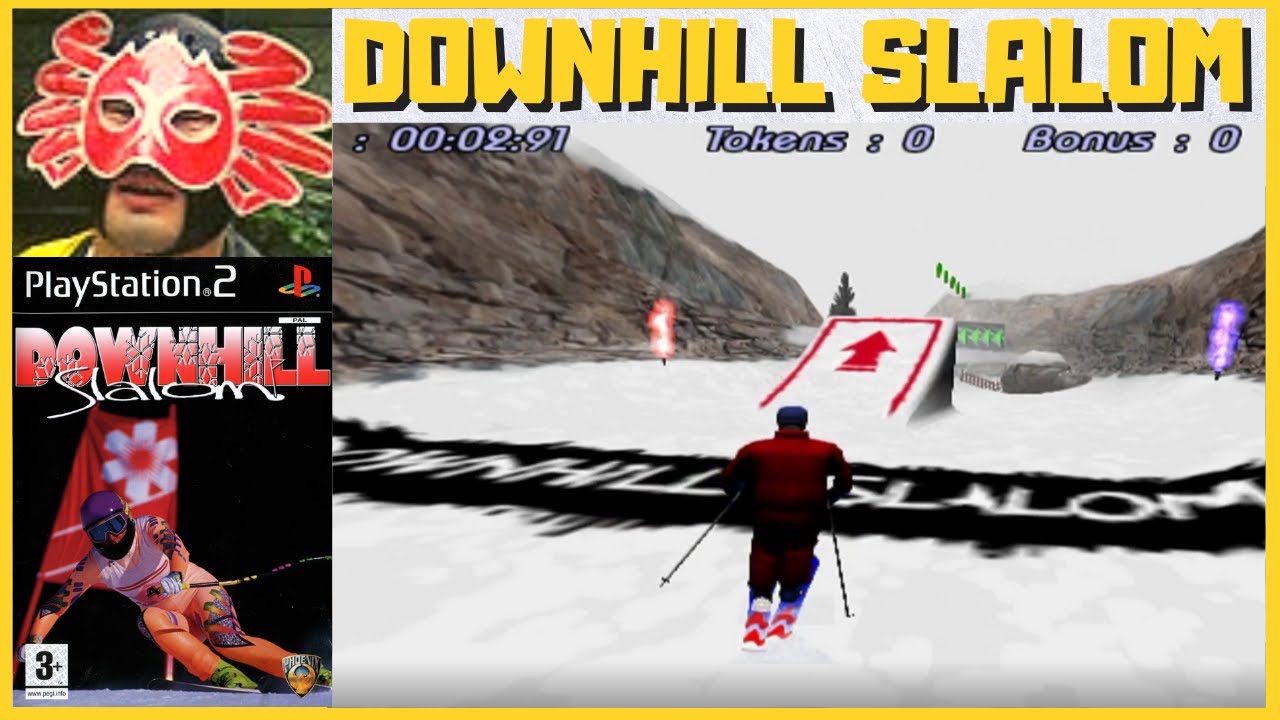 Downhill Slalom (PS2) All 3 Courses with Slalom, Token Dash and Sprint ...