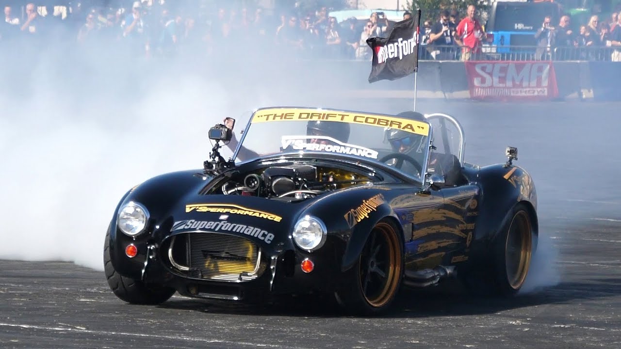 "THE DRIFT COBRA" - 900RWHP Superperformance Coyote Powered Shelby ...