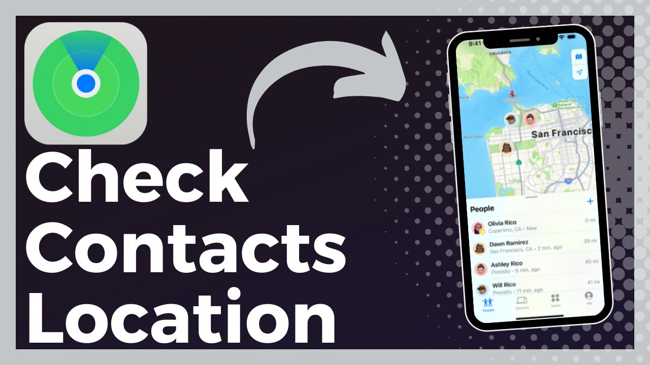How To Check Contacts Location On iPhone (Update) - YouTube