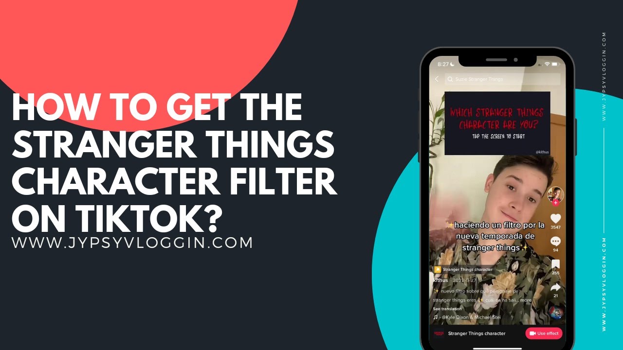 How to get the Stranger Things character filter on TikTok - YouTube