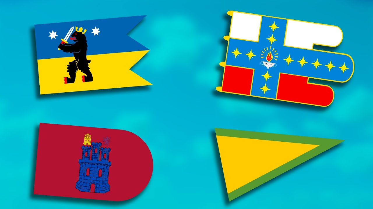 Non rectangular flags - YouTube