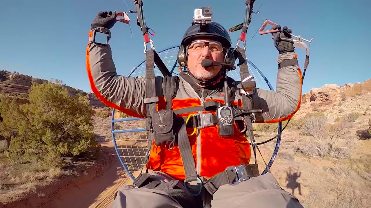 PPG Flying Moab with the Aerolight Propulse Moster 185 - YouTube