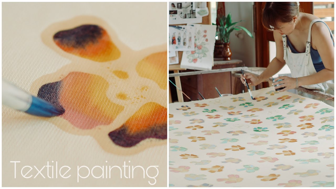 FABULOUS FABRIC PAINTING - Creating handmade clothes yourself ...