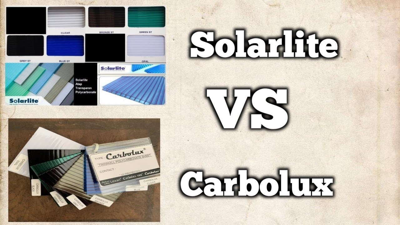 Perbedaan atap polycarbonate Solarlite & carbolux... Jangan sampai ...