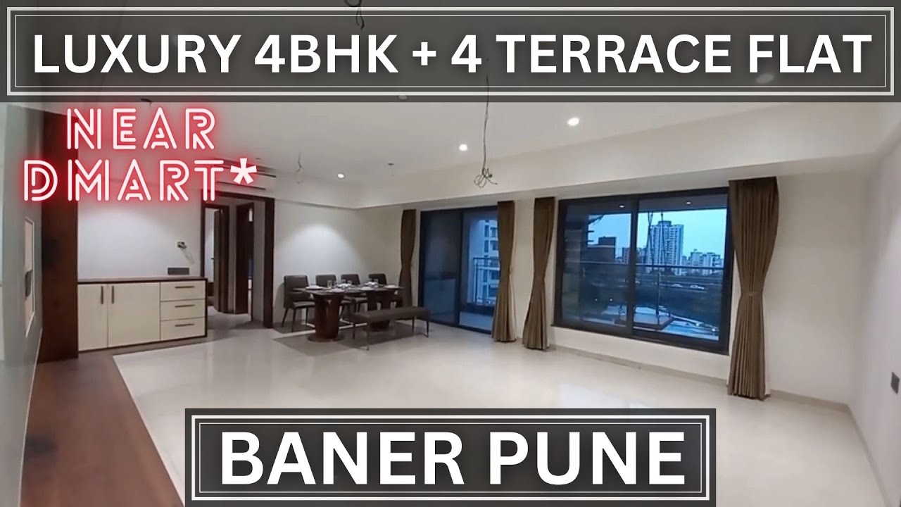 Ready 4Bhk+ 4Terrace Luxurious flats in Baner Pune | M:+918100293325 ...
