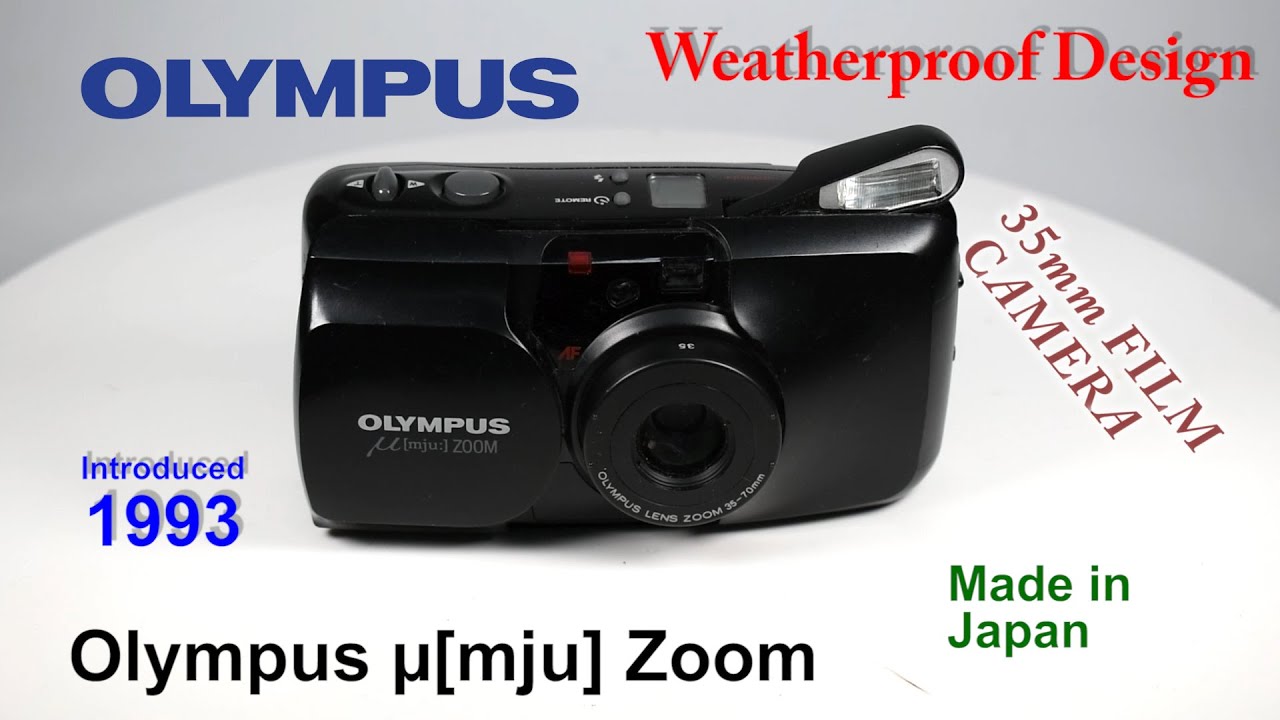 1993 Olympus µ[mju] Zoom - 35mm Film Camera - YouTube