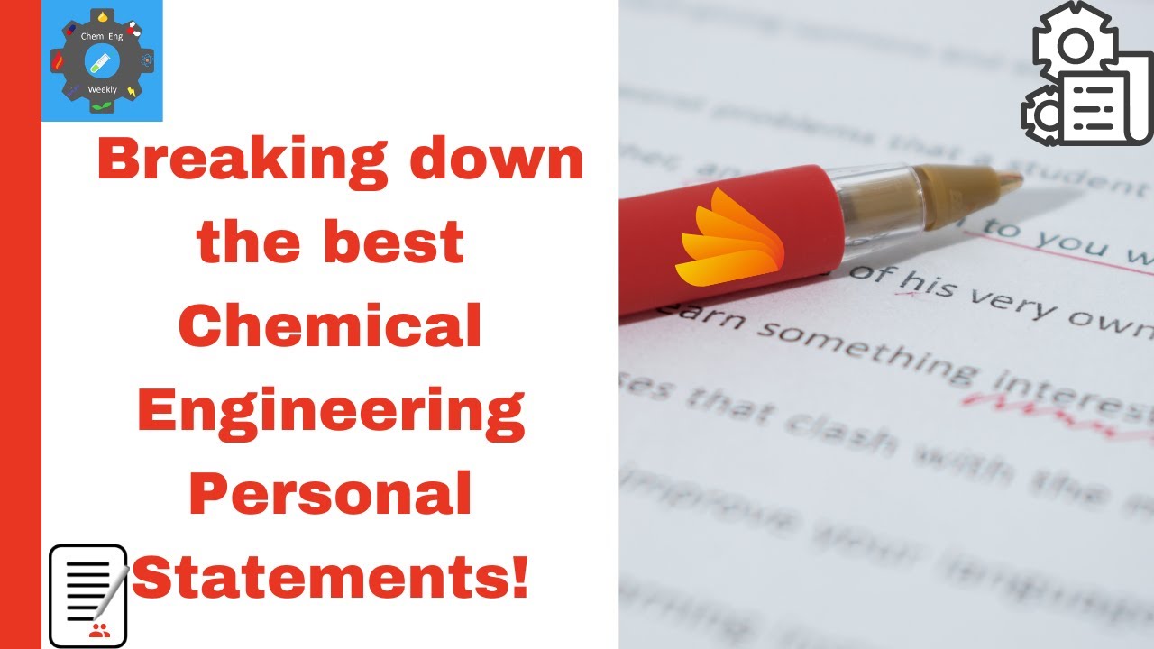 Breaking down the best UCAS Personal statements for Chemical ...
