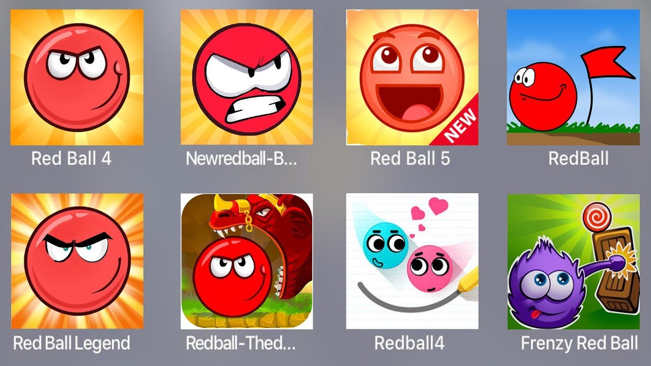 Red Ball 4,Angry Red Ball,Red Ball 5,Red Ball Classic,Red Ball Legend ...