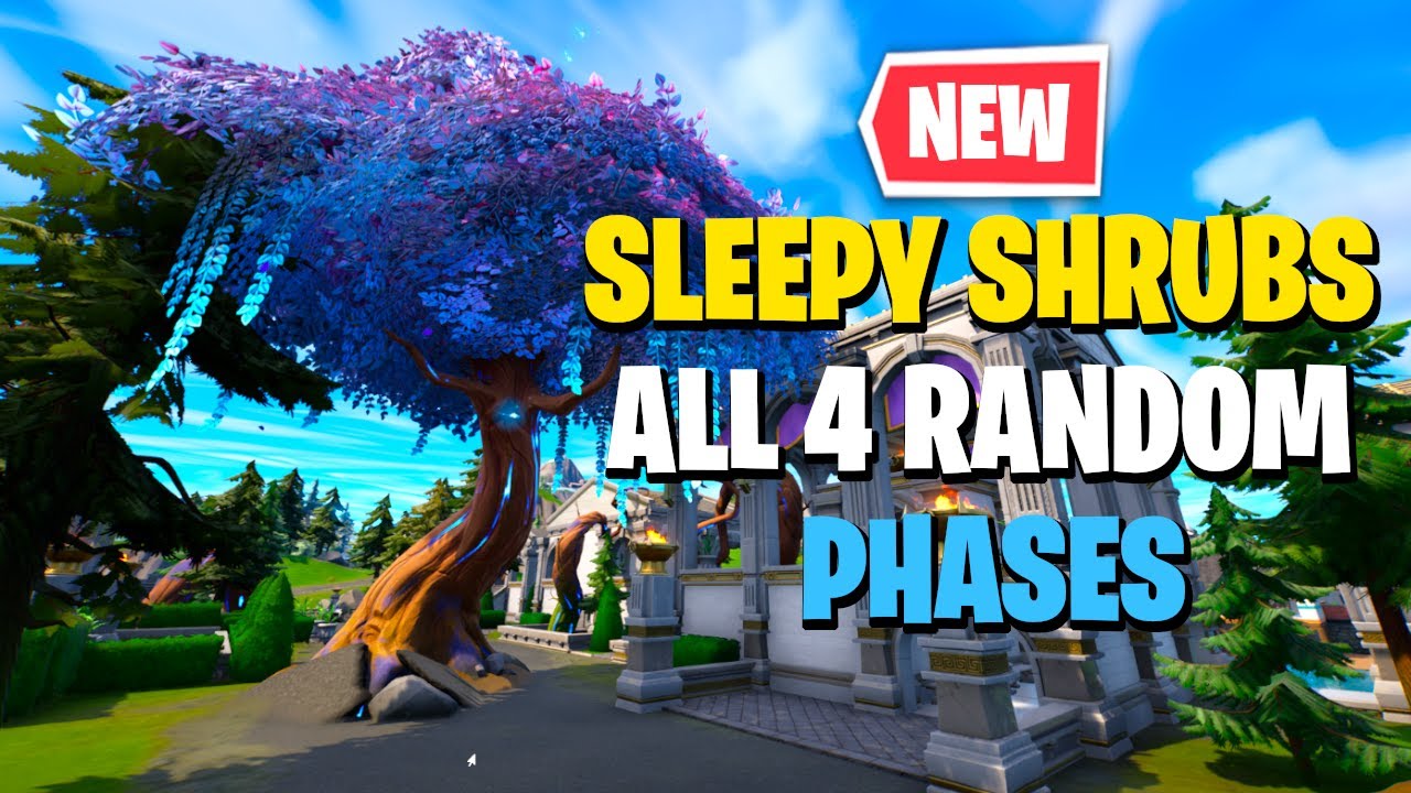 *NEW* Sleepy Shrubs Location Gameplay - Fortnite Map Changes (Summer ...