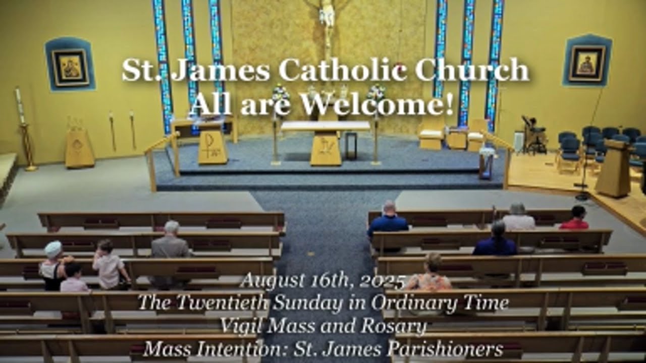 Saturday Vigil Mass with Rosary - YouTube