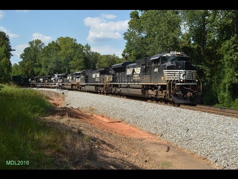 HD: NS 1149 leads NS Train 220 in Waco, GA - YouTube