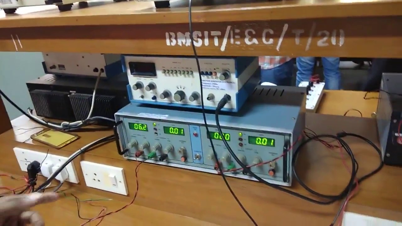 SERIES VOLTAGE REGULATOR || VTU Lab Analog Electronics Circuit - YouTube