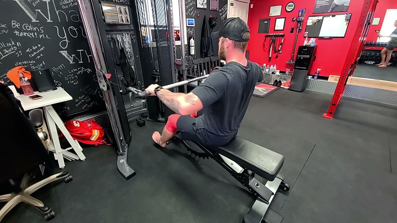 Row - Seated - Mid Pulley - Wide Grip - Pronated - YouTube