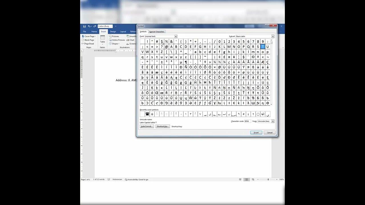 Phone Symbols in Word - YouTube