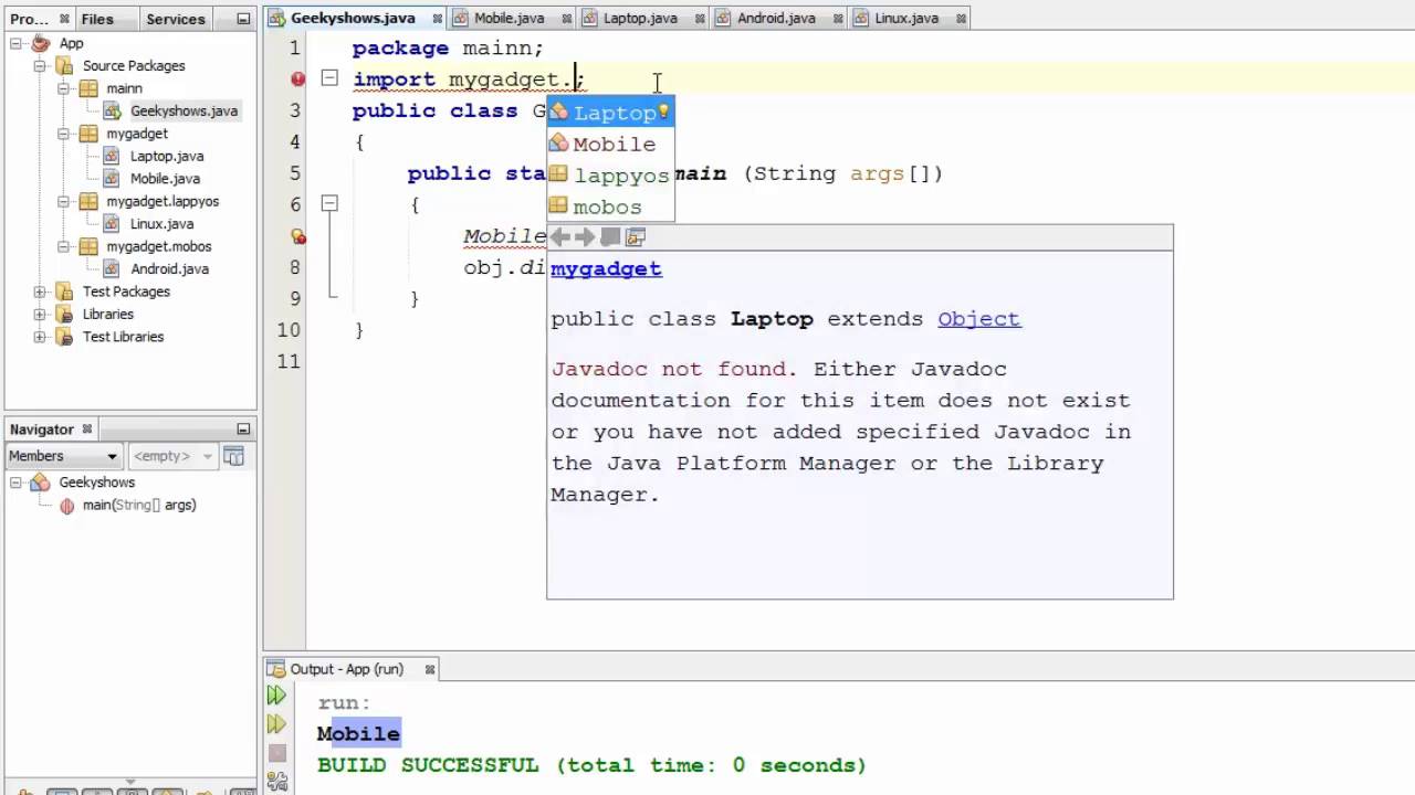 165 Accessing Package Hierarchy In Java Programming Hindi Youtube