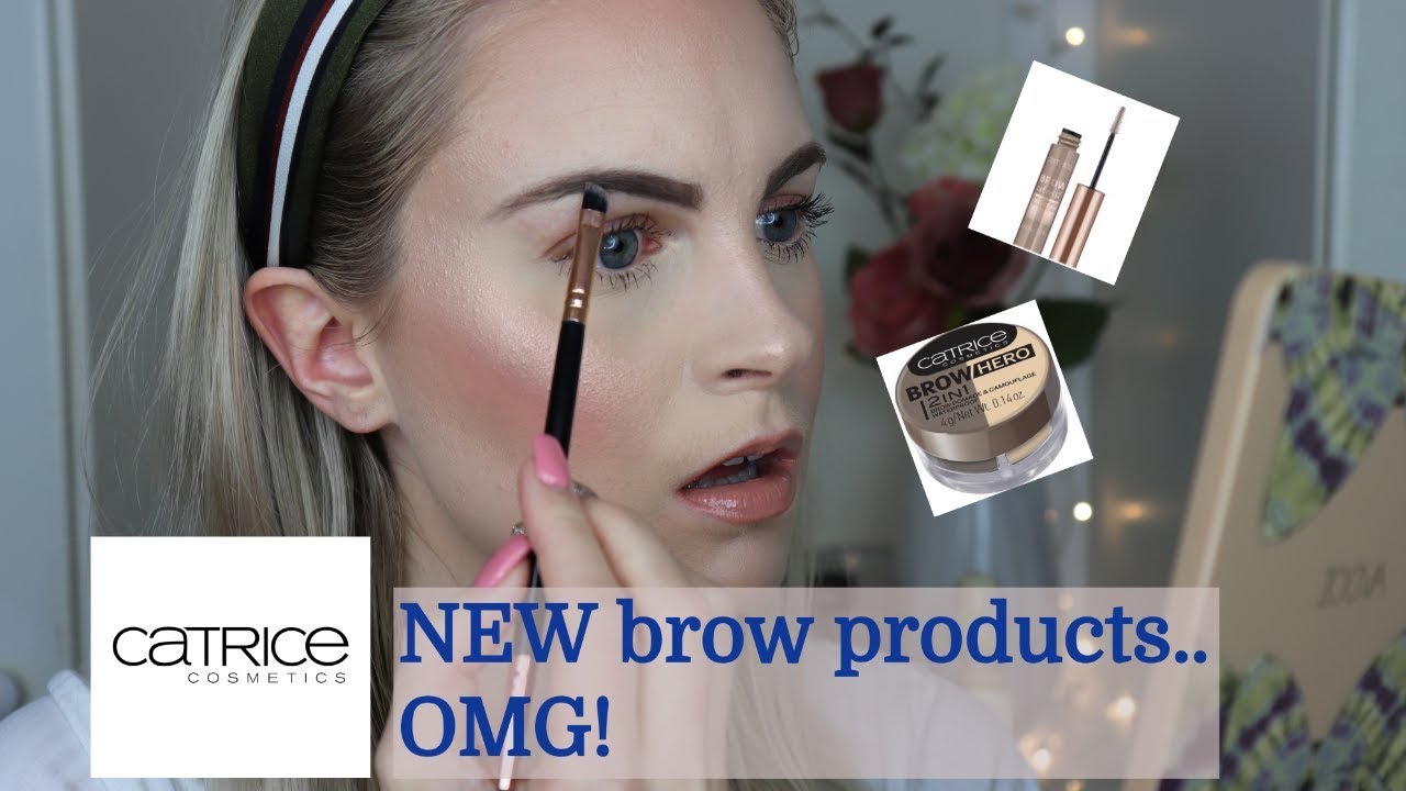Testing NEW CATRICE Brow Products | Brow Hero 2 in 1 & Brow Colorist ...