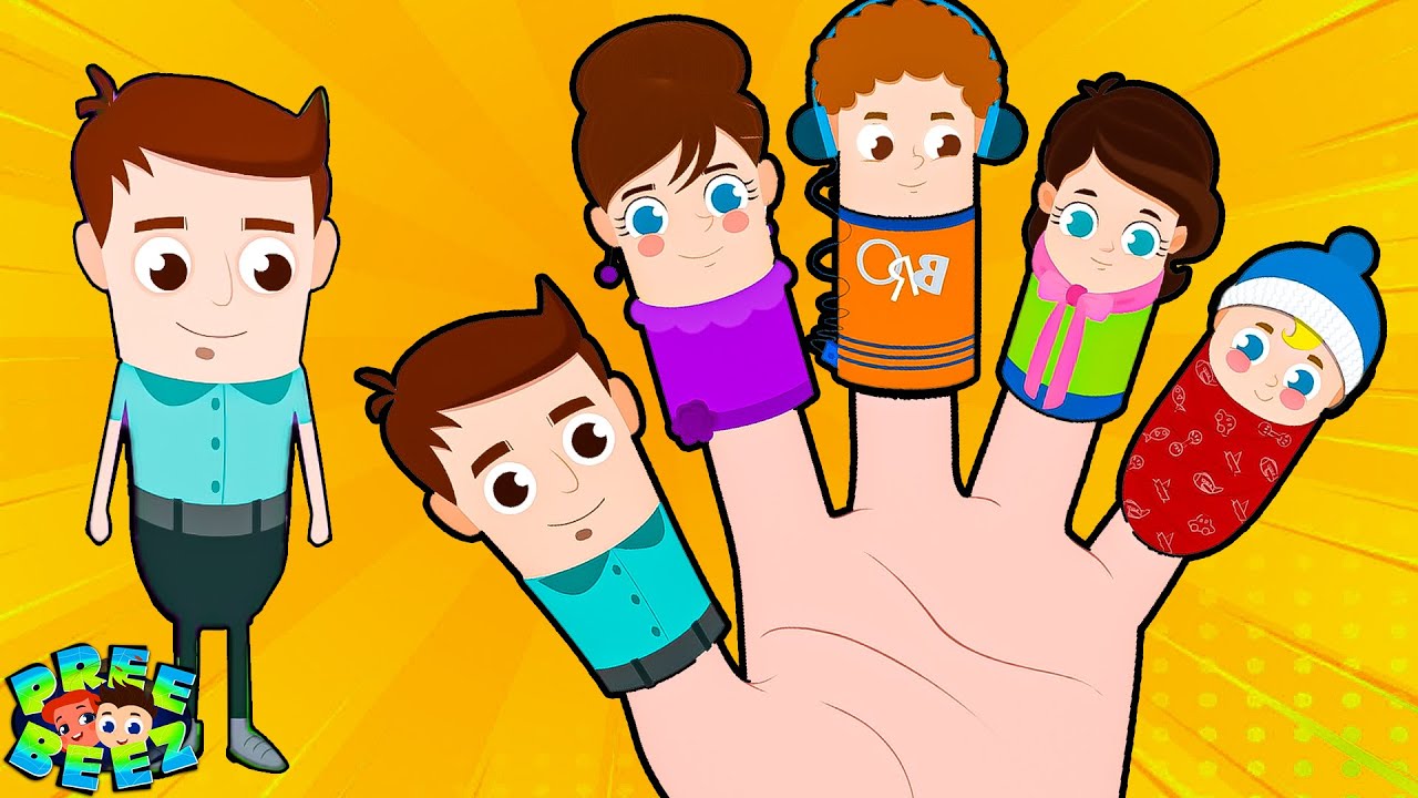 Finger Family Animated Cartoon Nursery Rhyme & Baby Song by Prebeez ...
