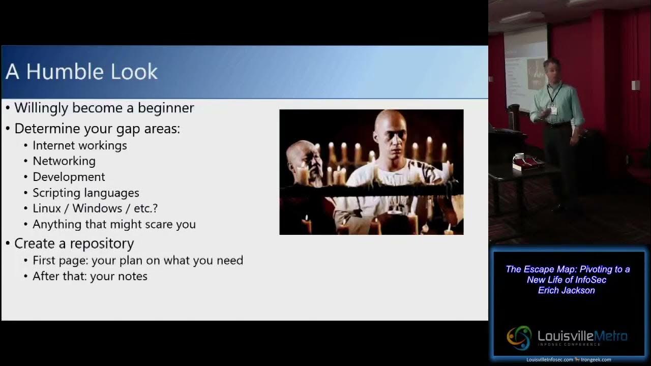The Escape Map Pivoting to a New Life of InfoSec Erich Jackson - YouTube