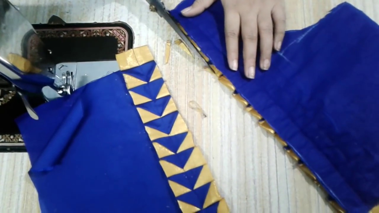 Easy patch work blouse neck designs cutting and stitching || Easy ...