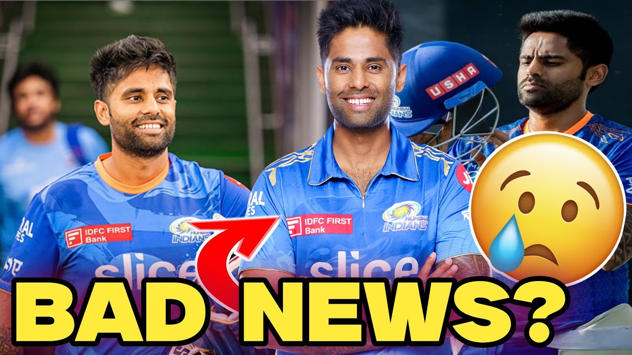 BAD NEWS😥! Surya Kumar Yadav Injury Update | SKY MI IPL 2024 Latest ...