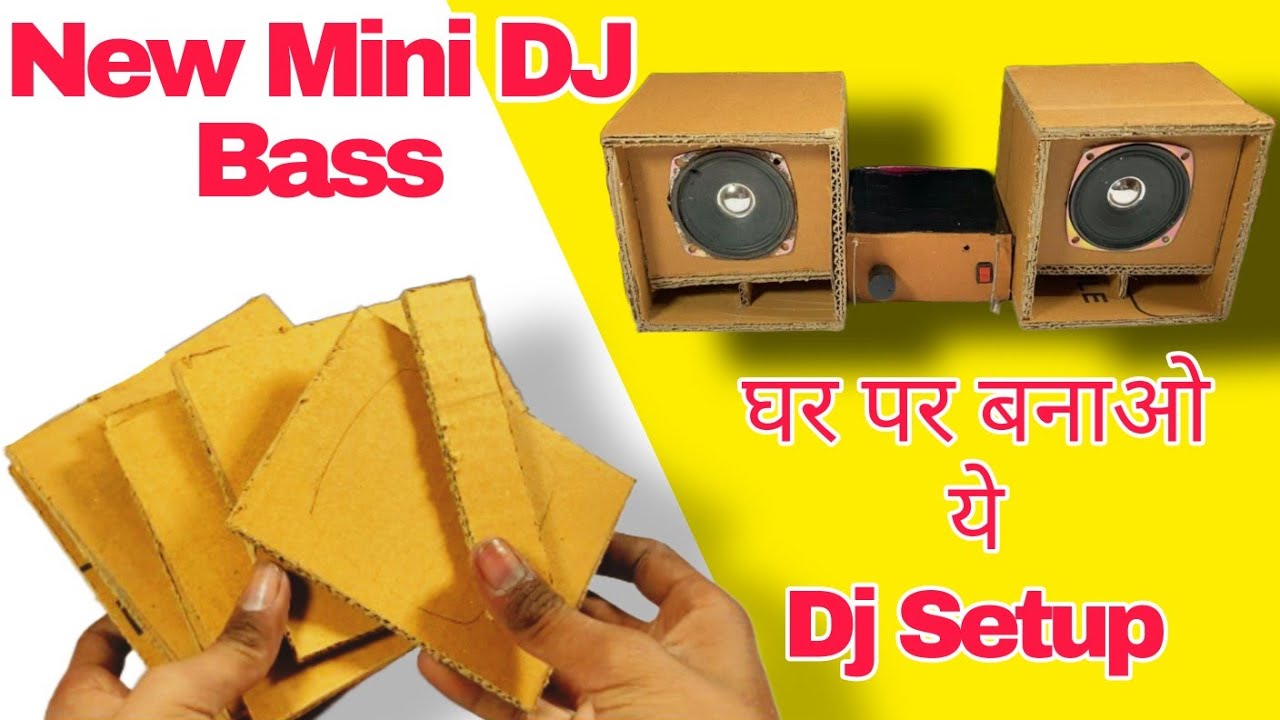How to make DIY Mini DJ Bass |New minj Dj Bass | Home made DIY Dj Setup ...