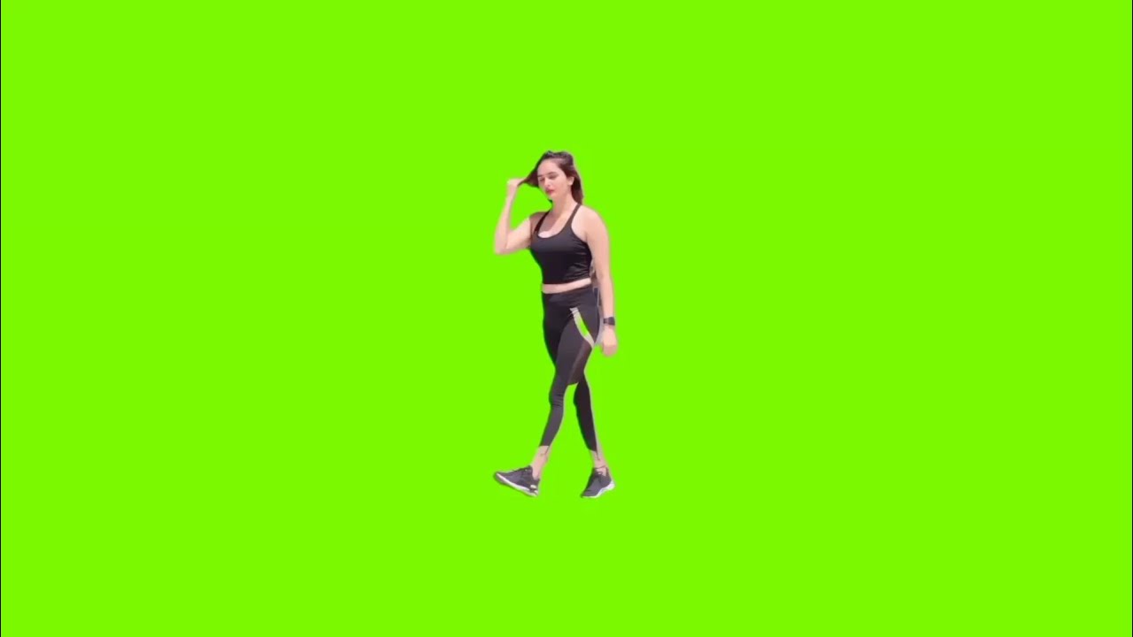 Beautiful Girls Green Screen Slow Motion Walking||COMEDY - YouTube