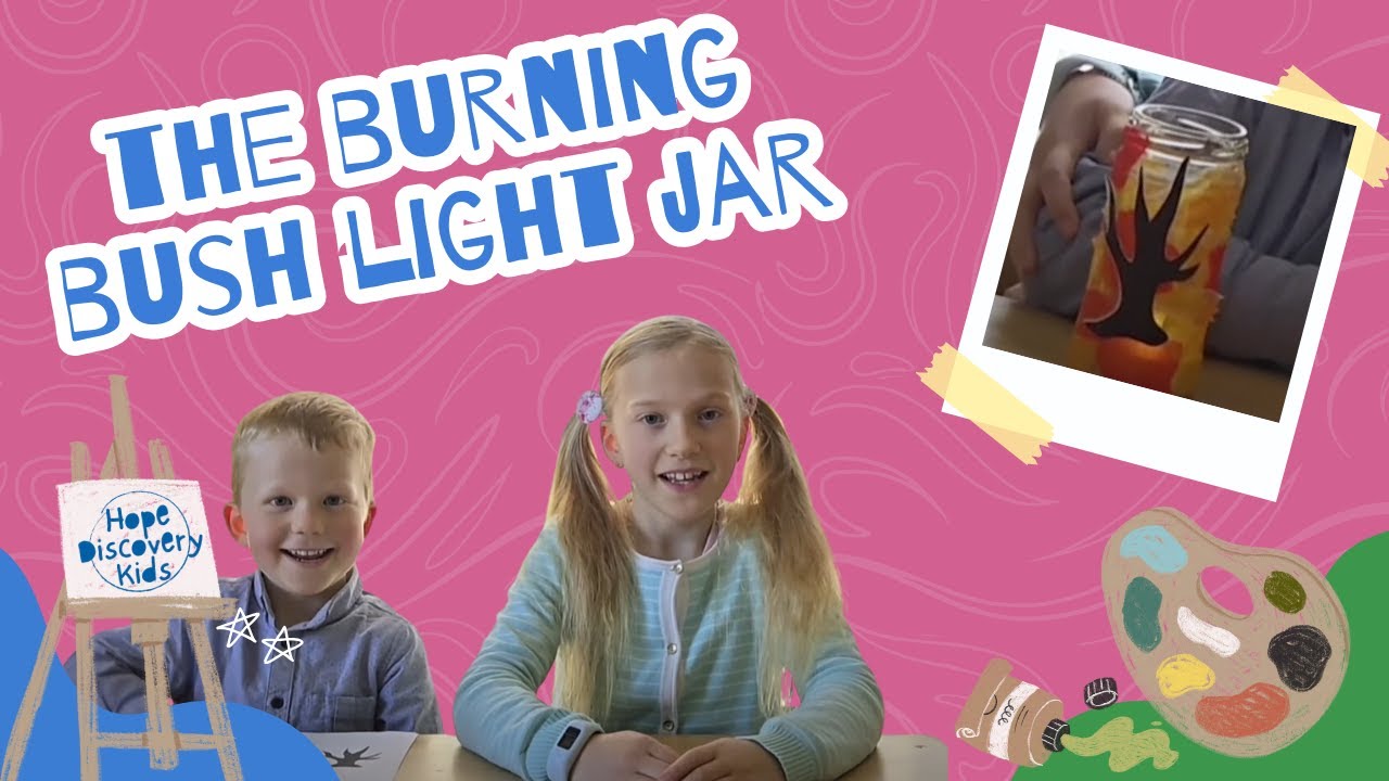 The Burning Bush Light Jar | Kids Craft - YouTube