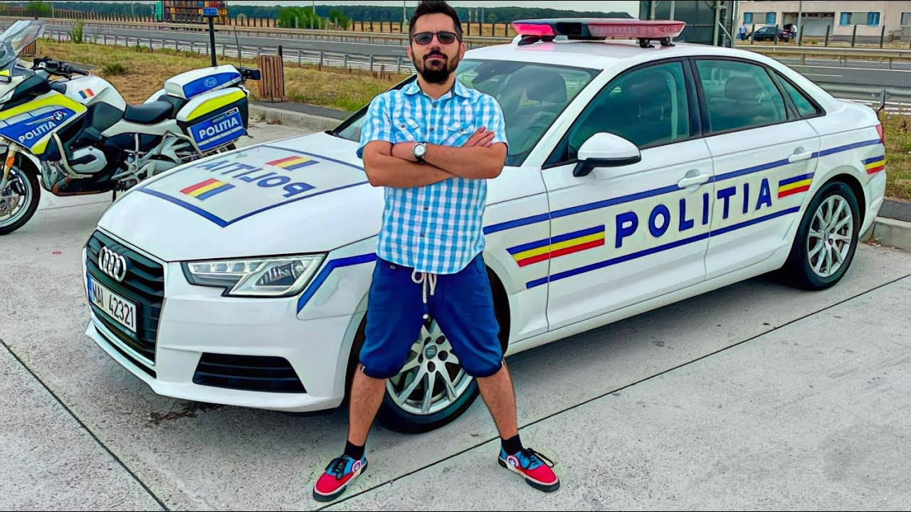 Ce MOTOR și ce DOTĂRI are un AUDI A4 de POLIȚIE? - YouTube